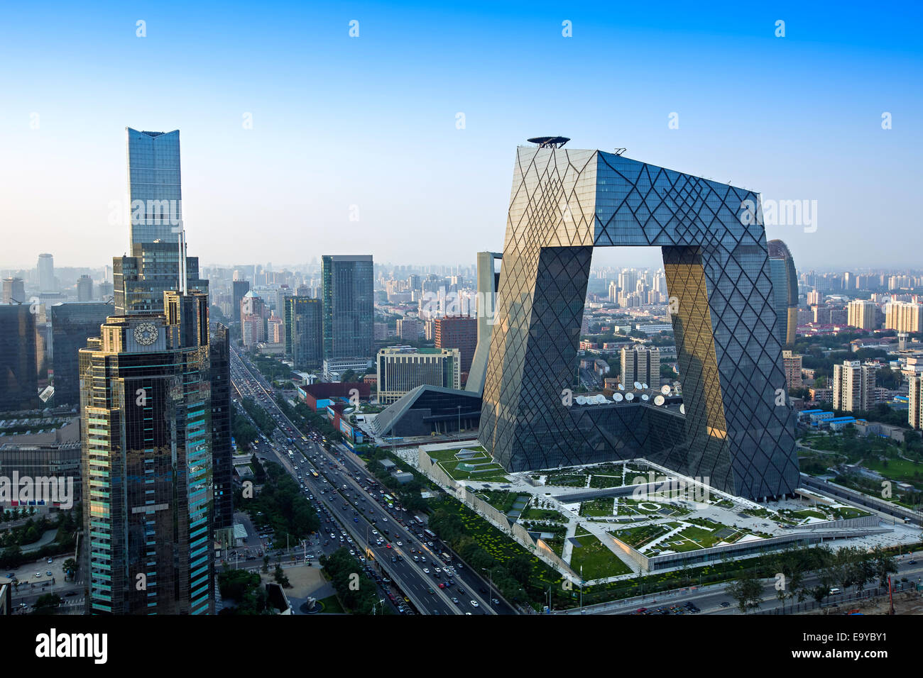 Beijing city building Stock Photo - Alamy