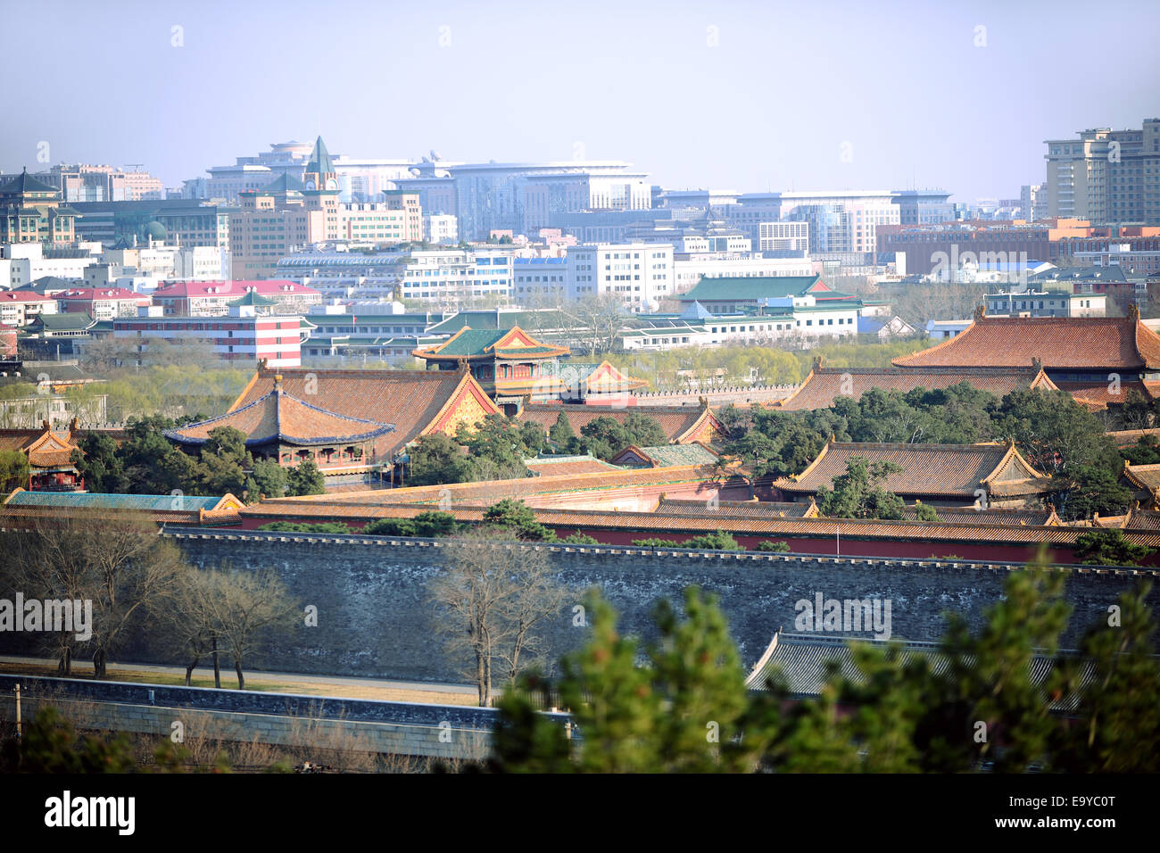 Beijing city building Stock Photo - Alamy