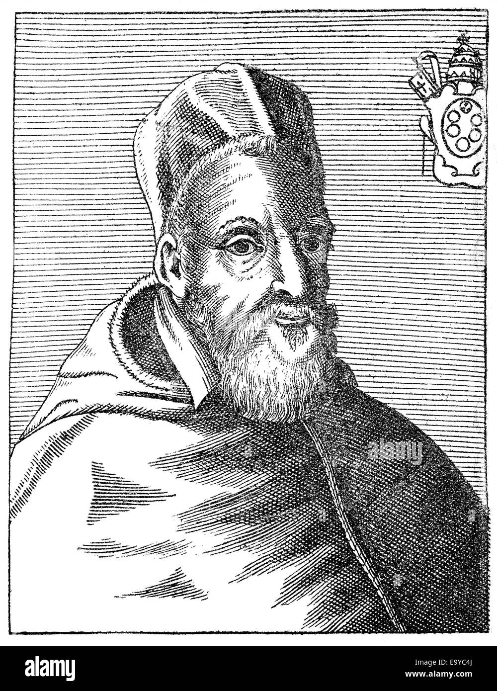 Pope Leo IX, 1002 - 1054, born Bruno of Egisheim-Dagsburg, Pope from ...