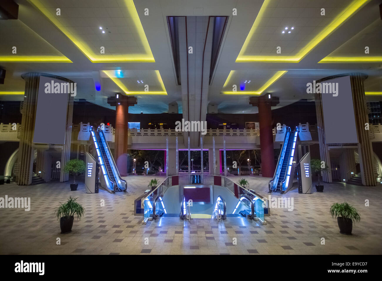 Shanghai city building interior Stock Photo - Alamy