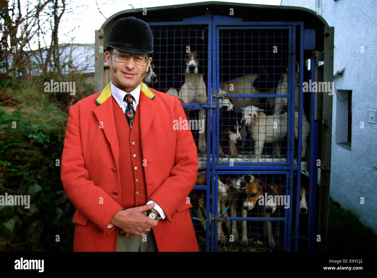 Barry Todhunter, huntsman of the Blencathra pack, which hunted for ...