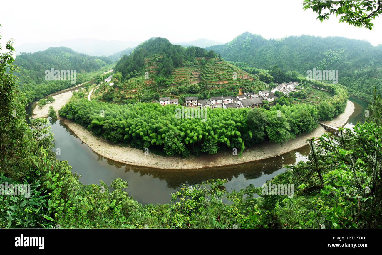 Anhui Xiuning orifice scenery Stock Photo - Alamy