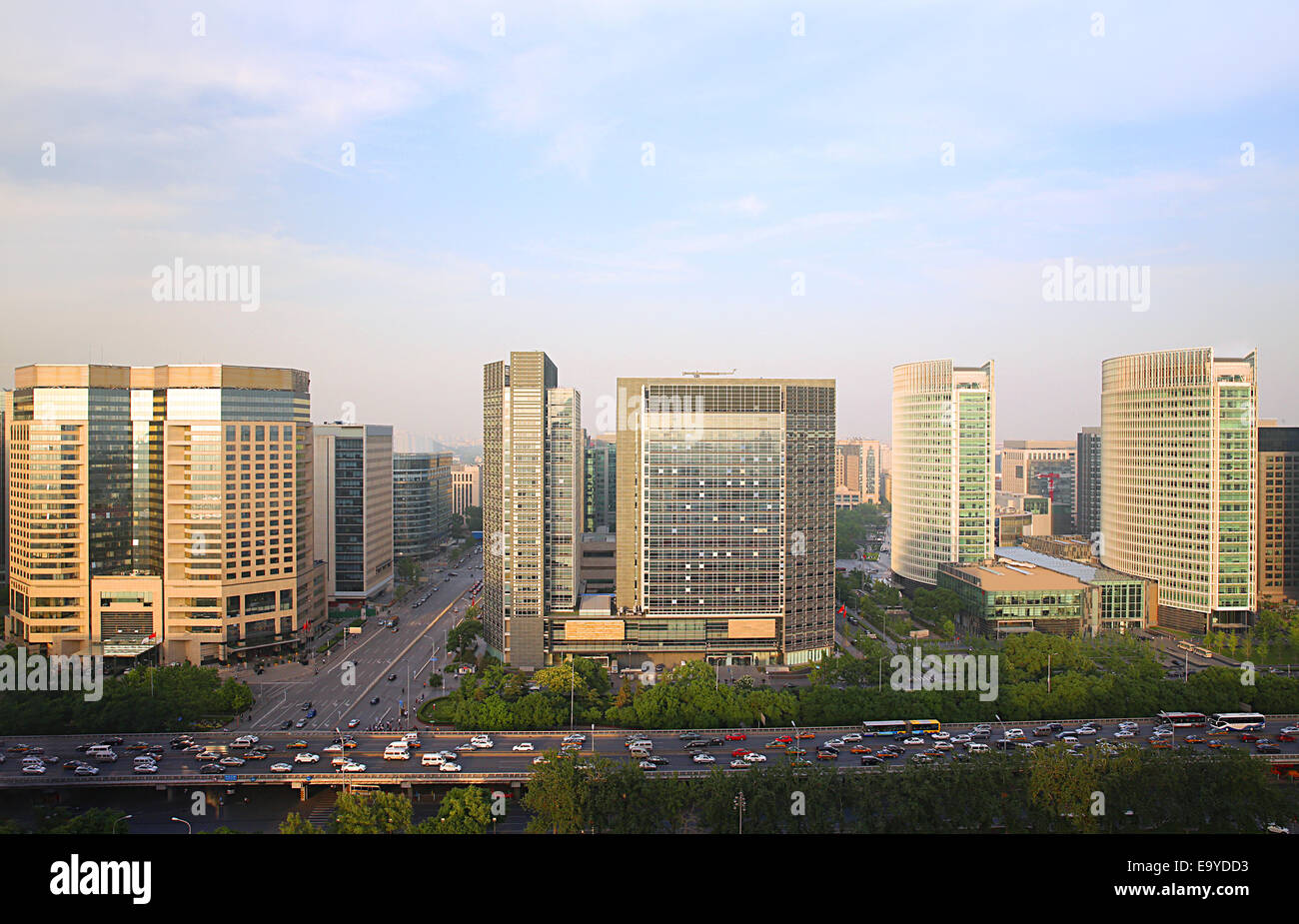 Beijing Financial Street Stock Photo - Alamy