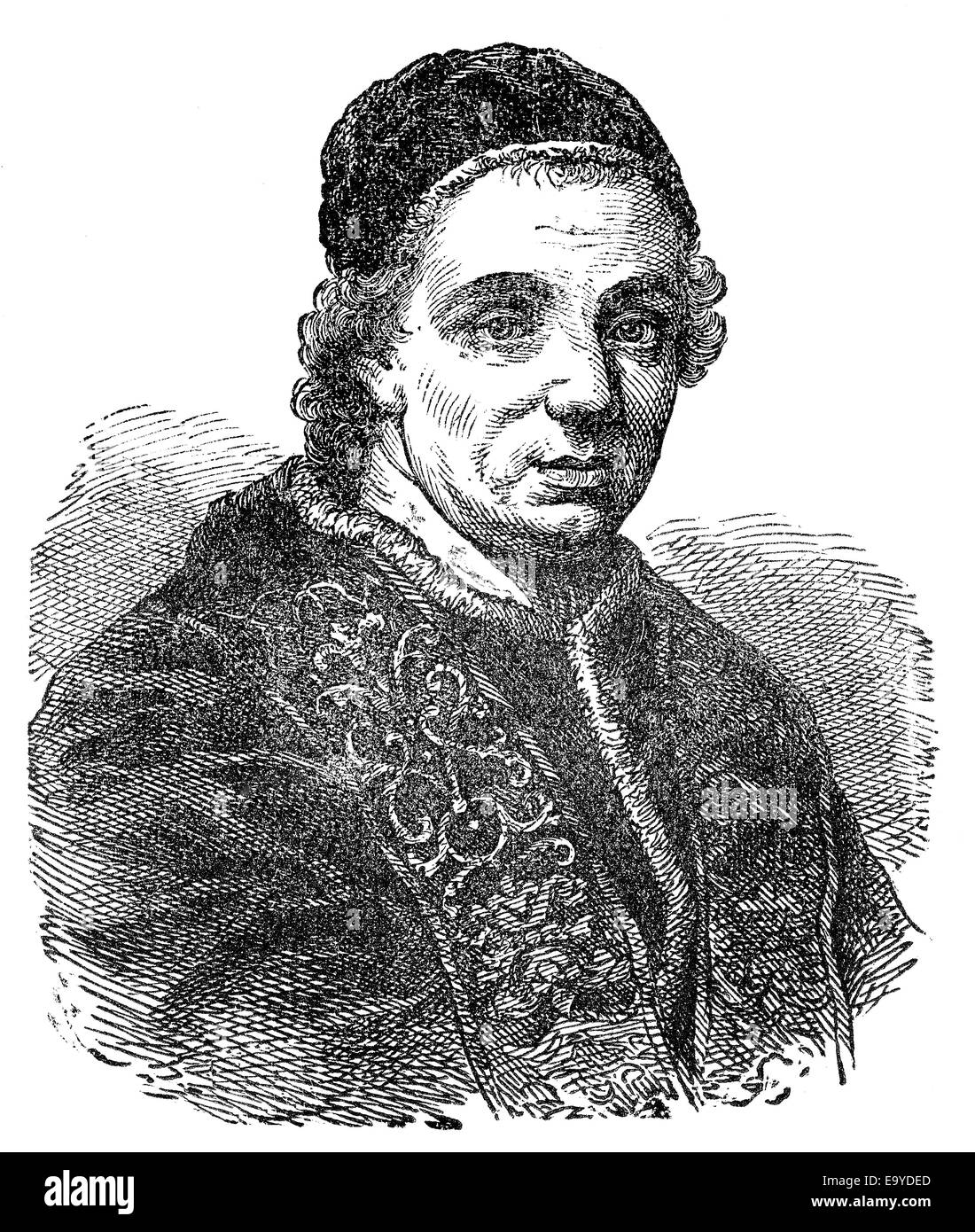 Pope Clement XIV or Clemens XIV, 1705-1774, born Giovanni Vincenzo ...