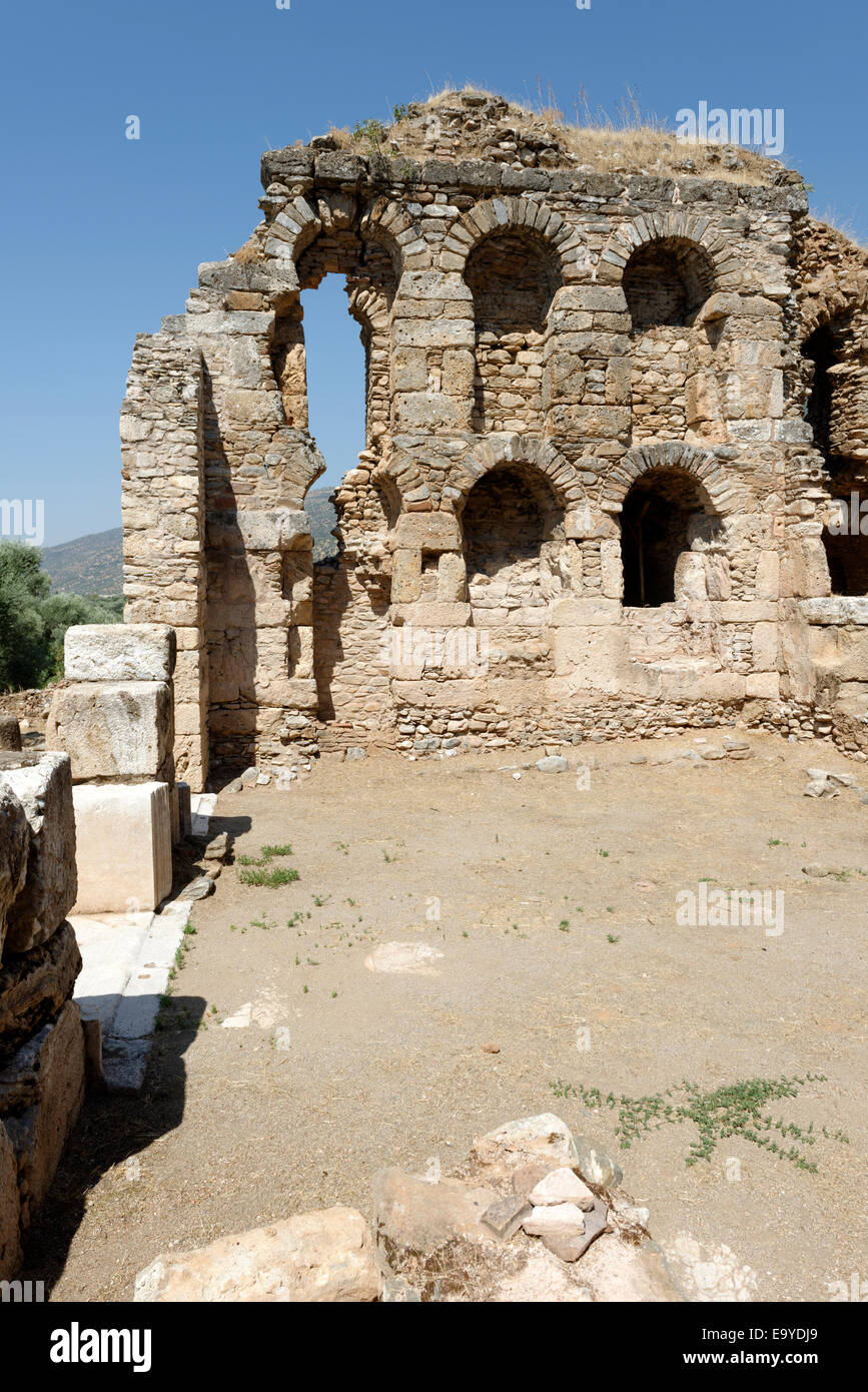 Roman period ancient library dating from the 2nd century AD. Nysa ...