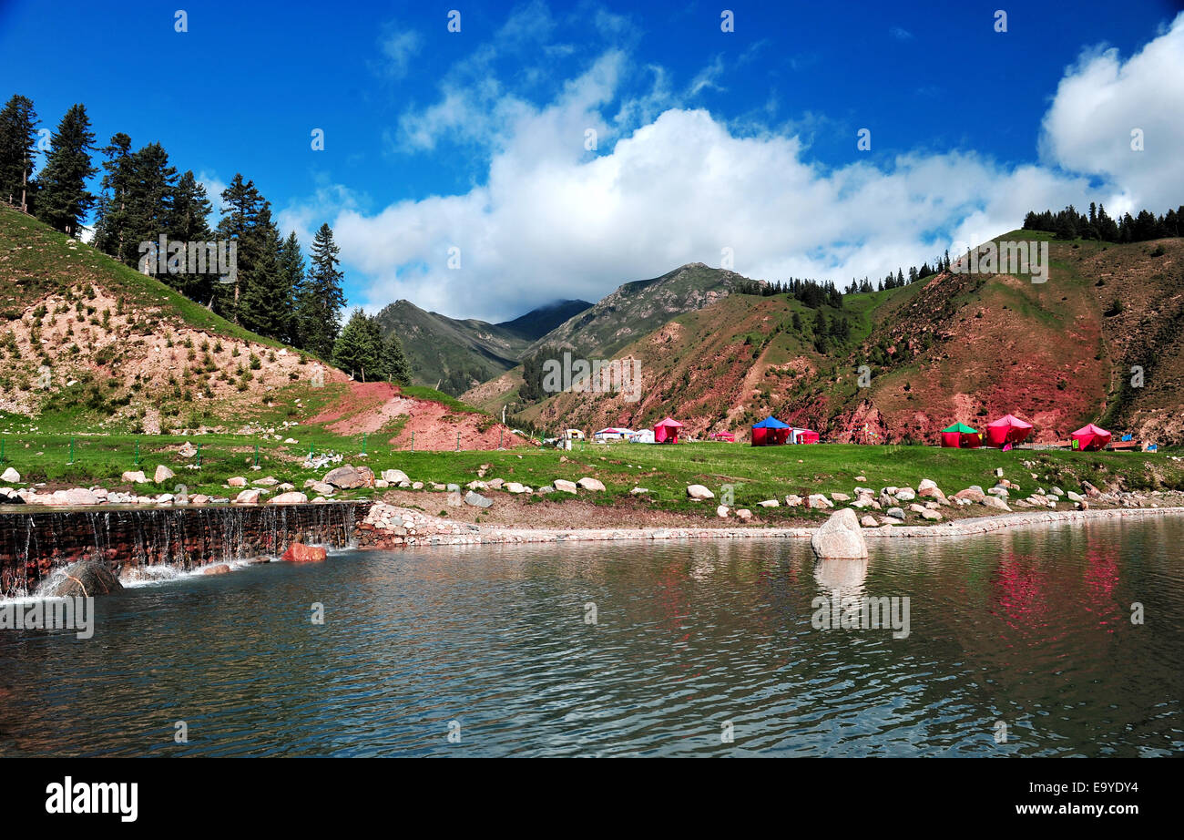 Scenery of Qinghai Qilian Stock Photo - Alamy
