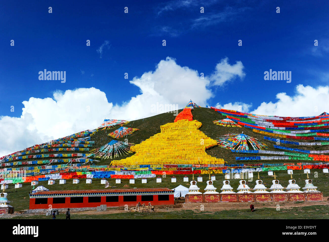 Tibetan prayer flags Culture Stock Photo - Alamy