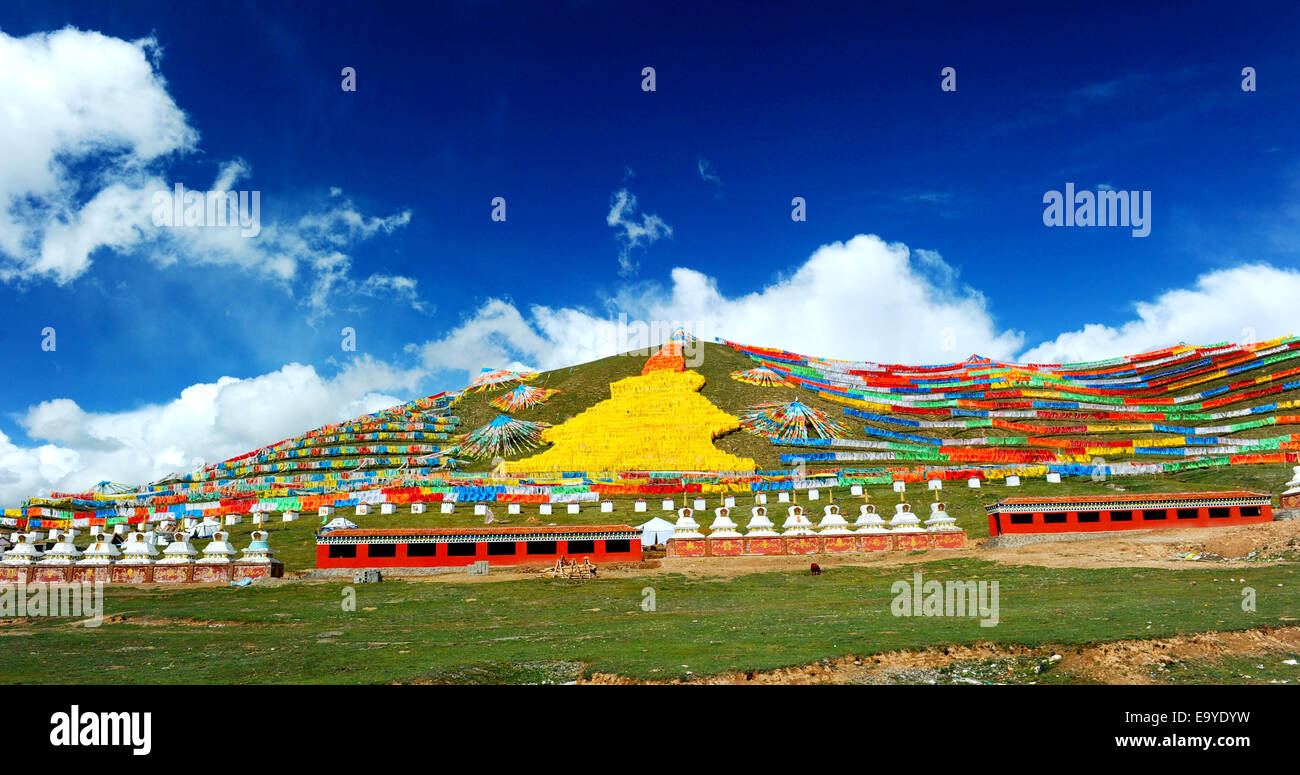 Tibetan prayer flags Culture Stock Photo - Alamy