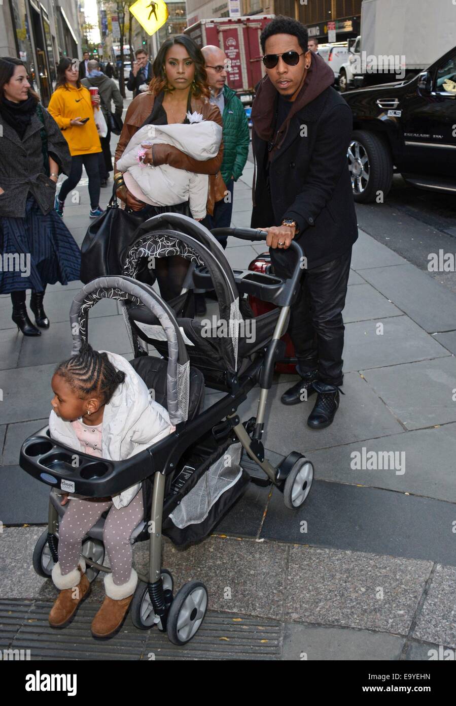 New York, NY, USA. 4th Nov, 2014. Deitrick Haddon, wife Dominique ...