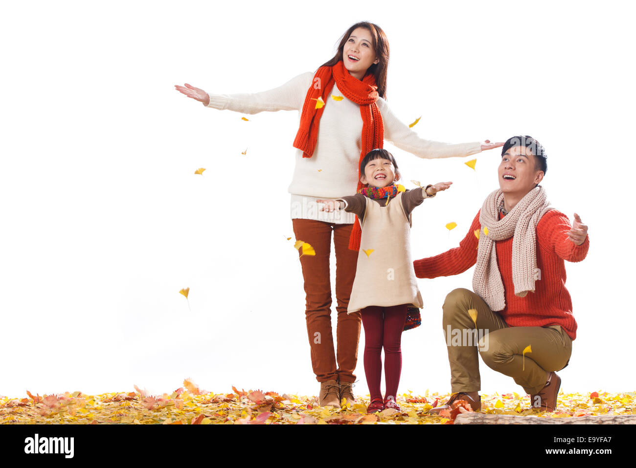 Portrait of Chinese family Stock Photo - Alamy