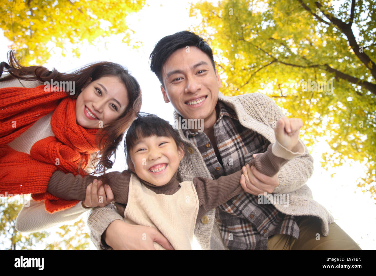 Portrait of Chinese family Stock Photo - Alamy