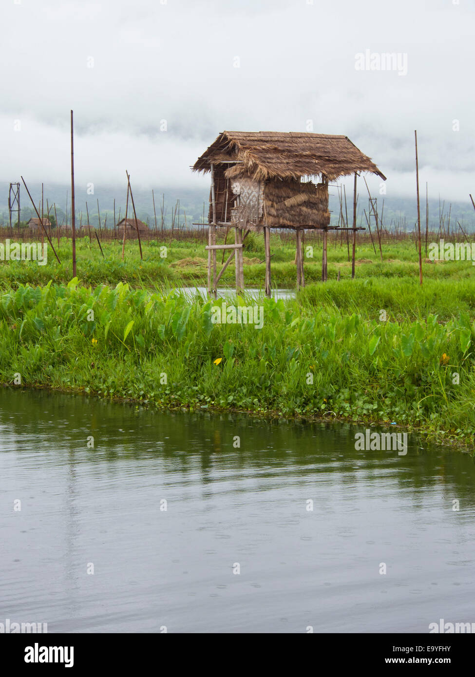 Myanmar Inle Lake scenery Stock Photo - Alamy