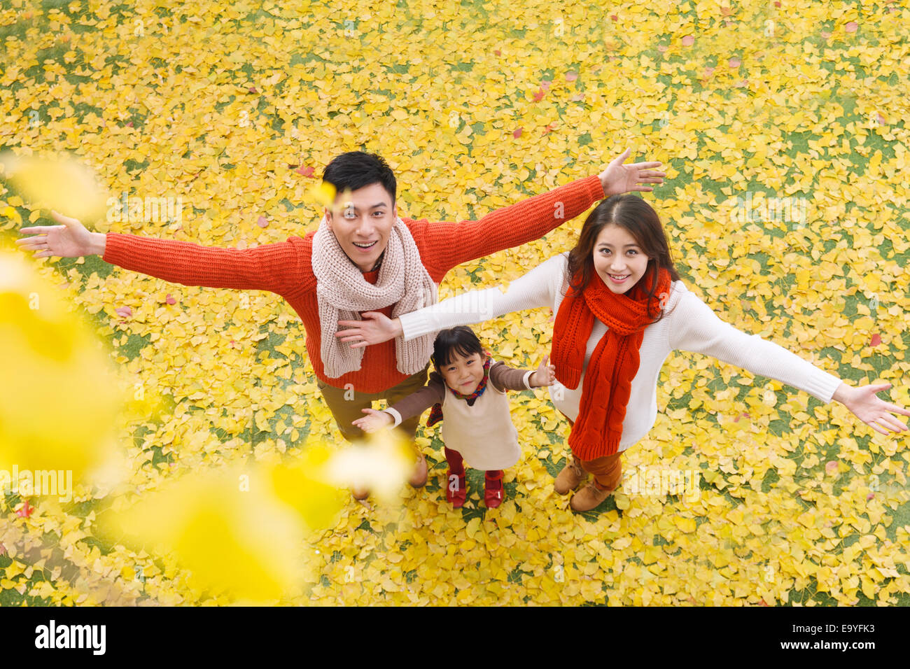 Portrait of Chinese family Stock Photo - Alamy