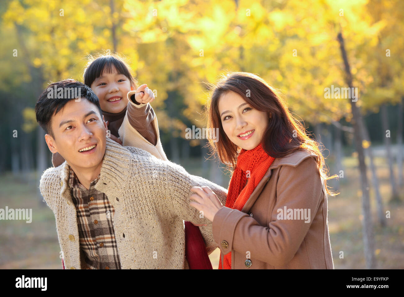 Portrait of Chinese family Stock Photo - Alamy