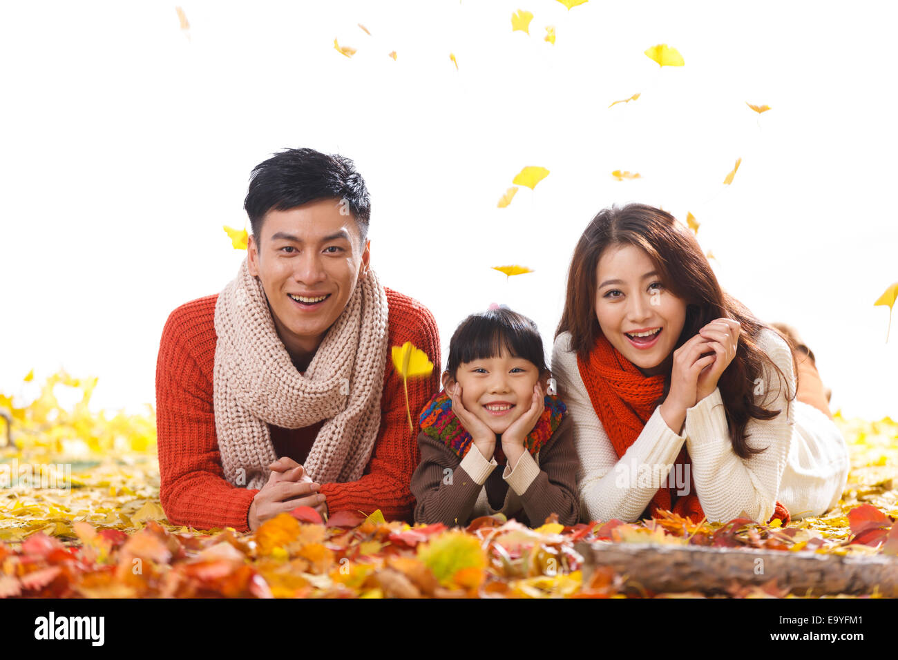 Portrait of Chinese family Stock Photo - Alamy