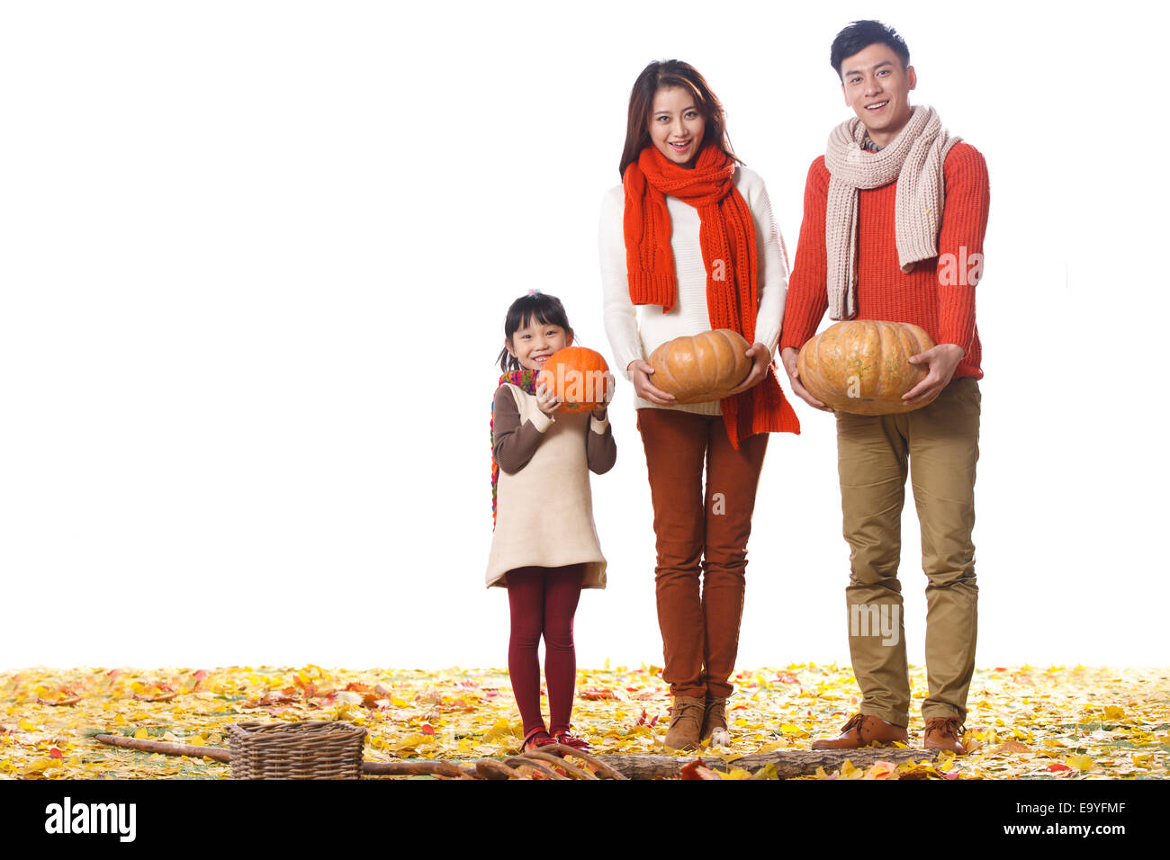 Portrait of Chinese family Stock Photo - Alamy