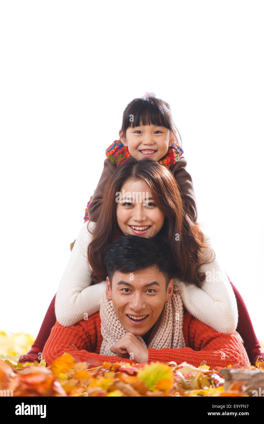 Portrait of Chinese family Stock Photo - Alamy