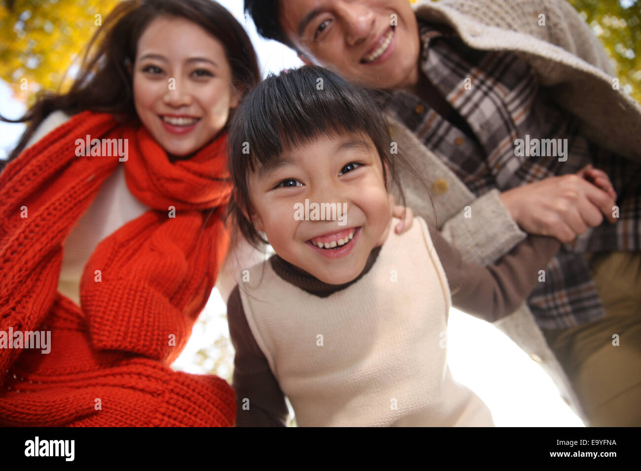 Portrait of Chinese family Stock Photo - Alamy