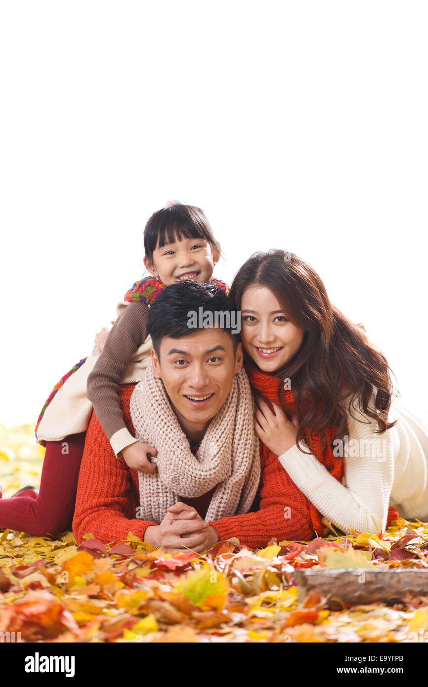 Portrait of Chinese family Stock Photo - Alamy