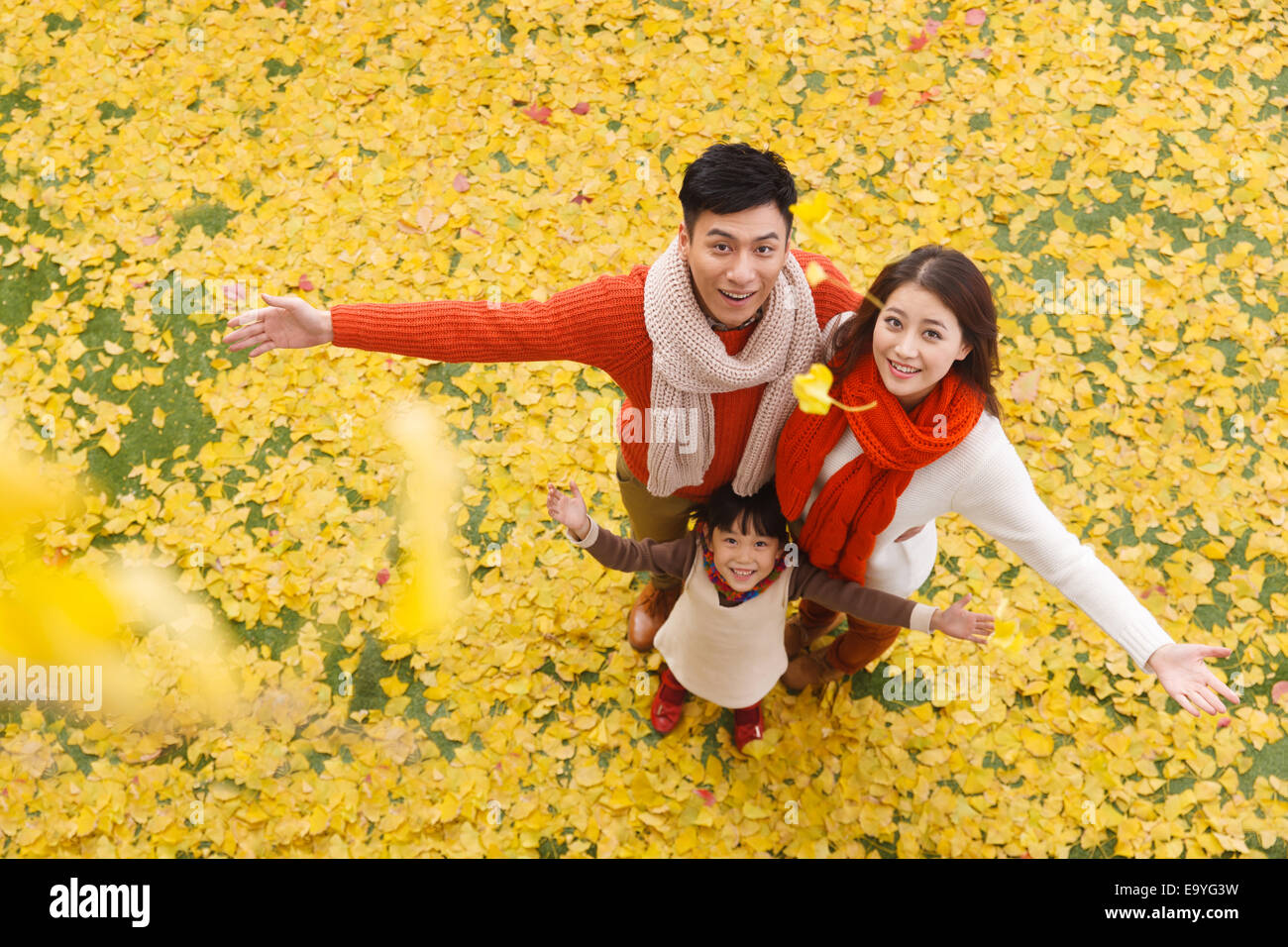 Portrait of Chinese family Stock Photo - Alamy