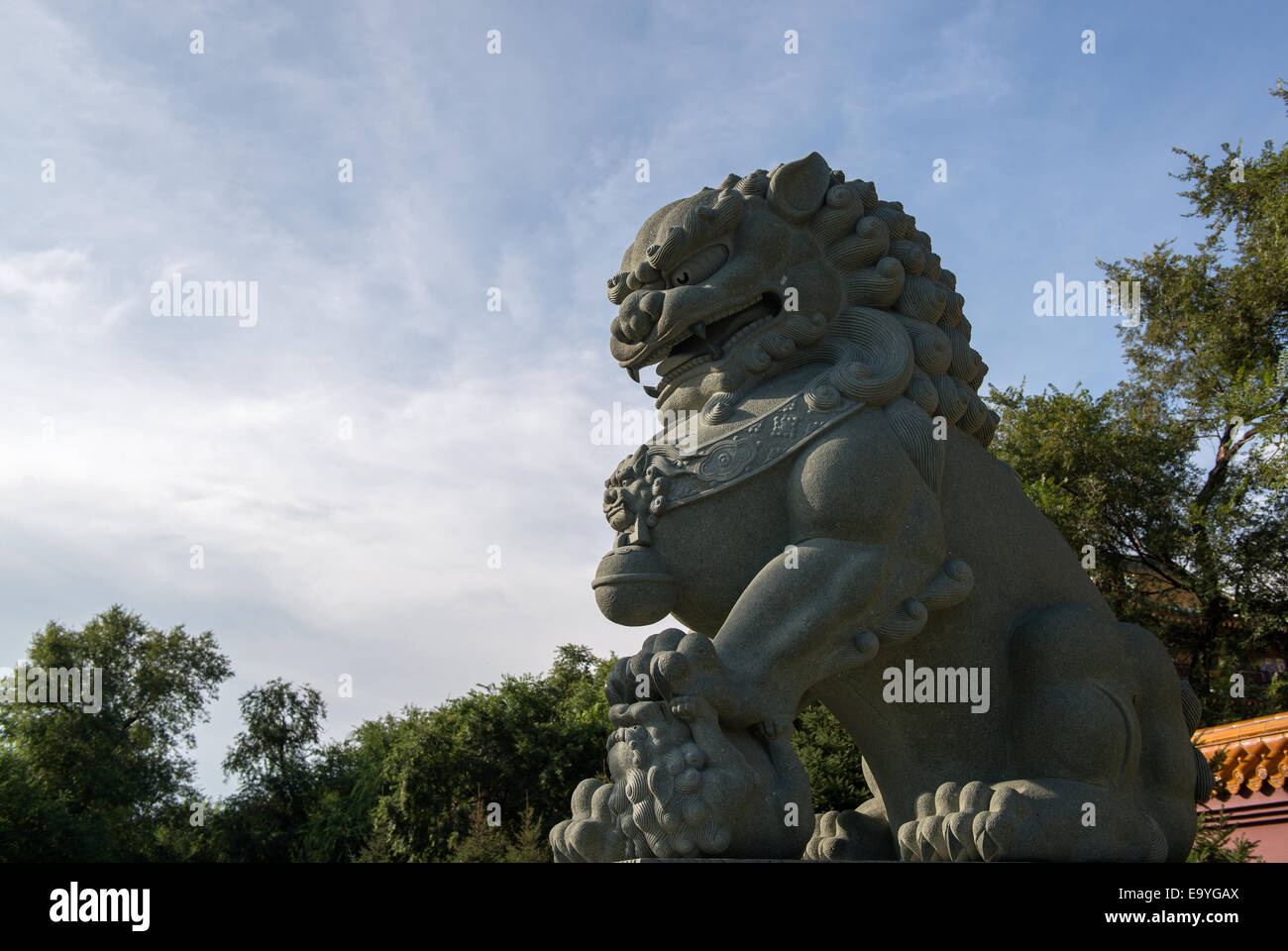 Daqing Guocheng Temple sculpture Stock Photo - Alamy