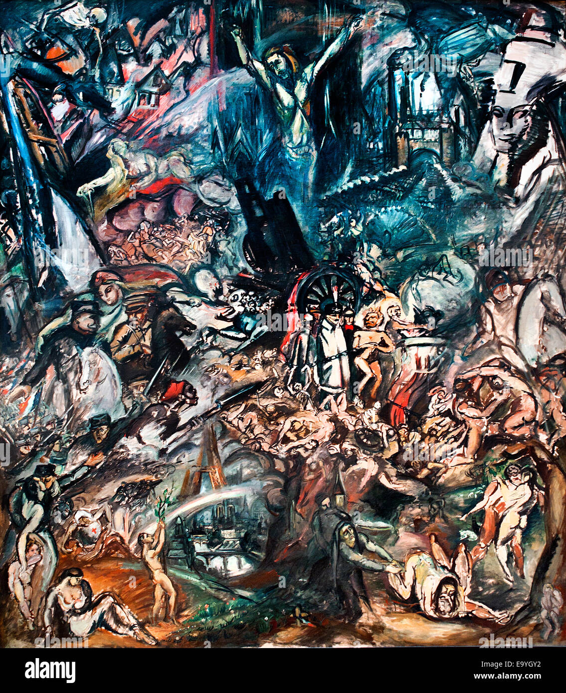 La Guerre - War 1915 Othon Friesz 1879-1949 France French Stock Photo ...