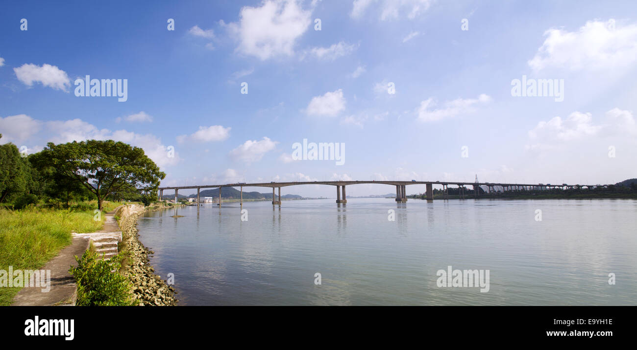 Jiangmen City Guangdong Province Lin Chao Bridge Stock Photo - Alamy