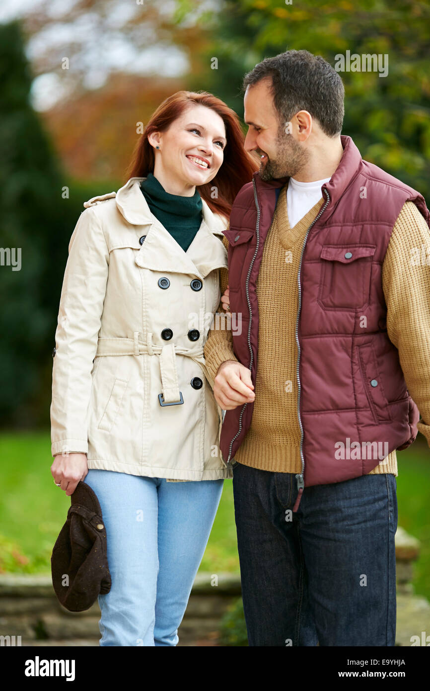 Attractive couple walking hi-res stock photography and images - Alamy