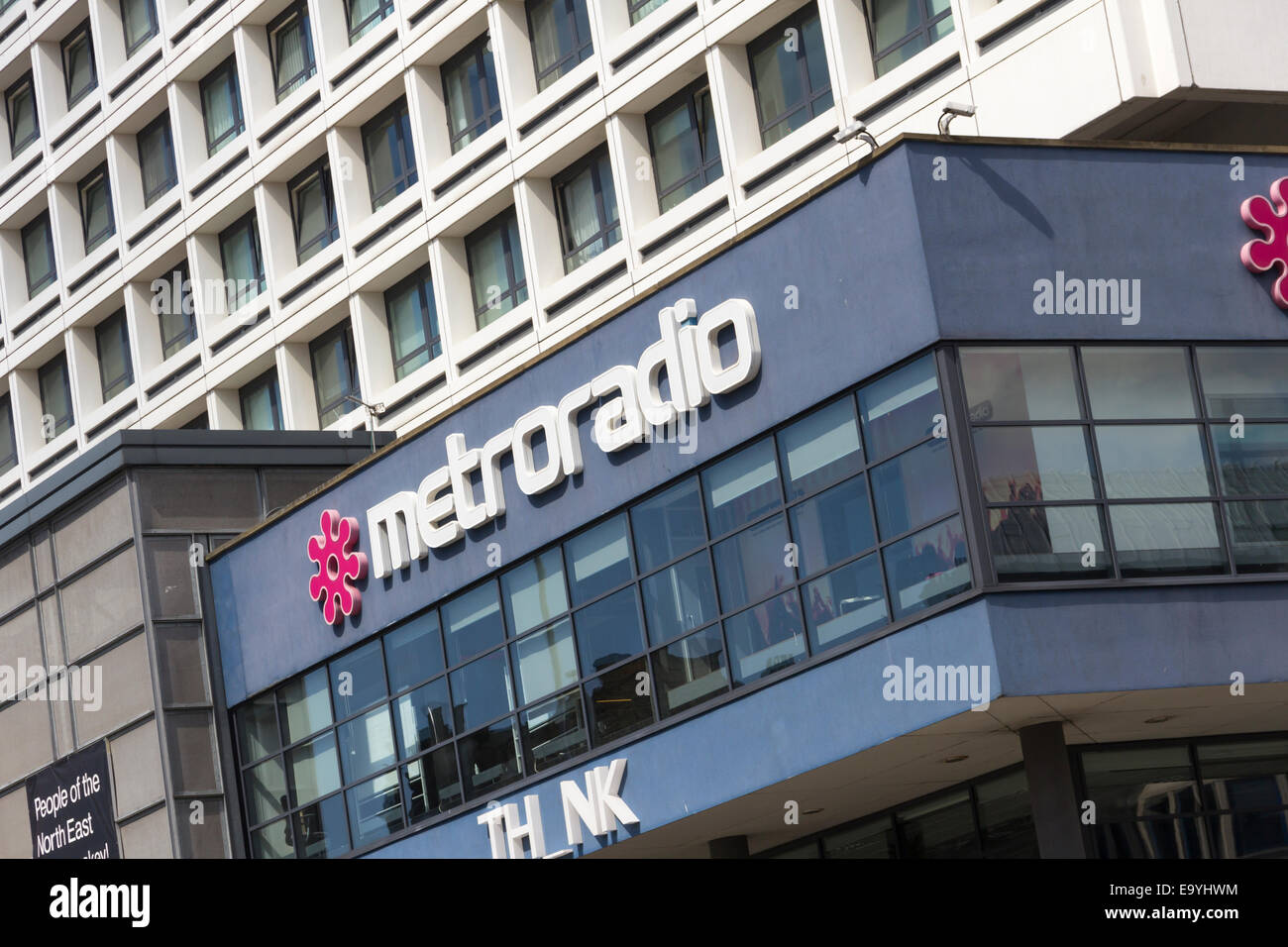 The 55 Degrees North apartment and office building with Newcastle ...