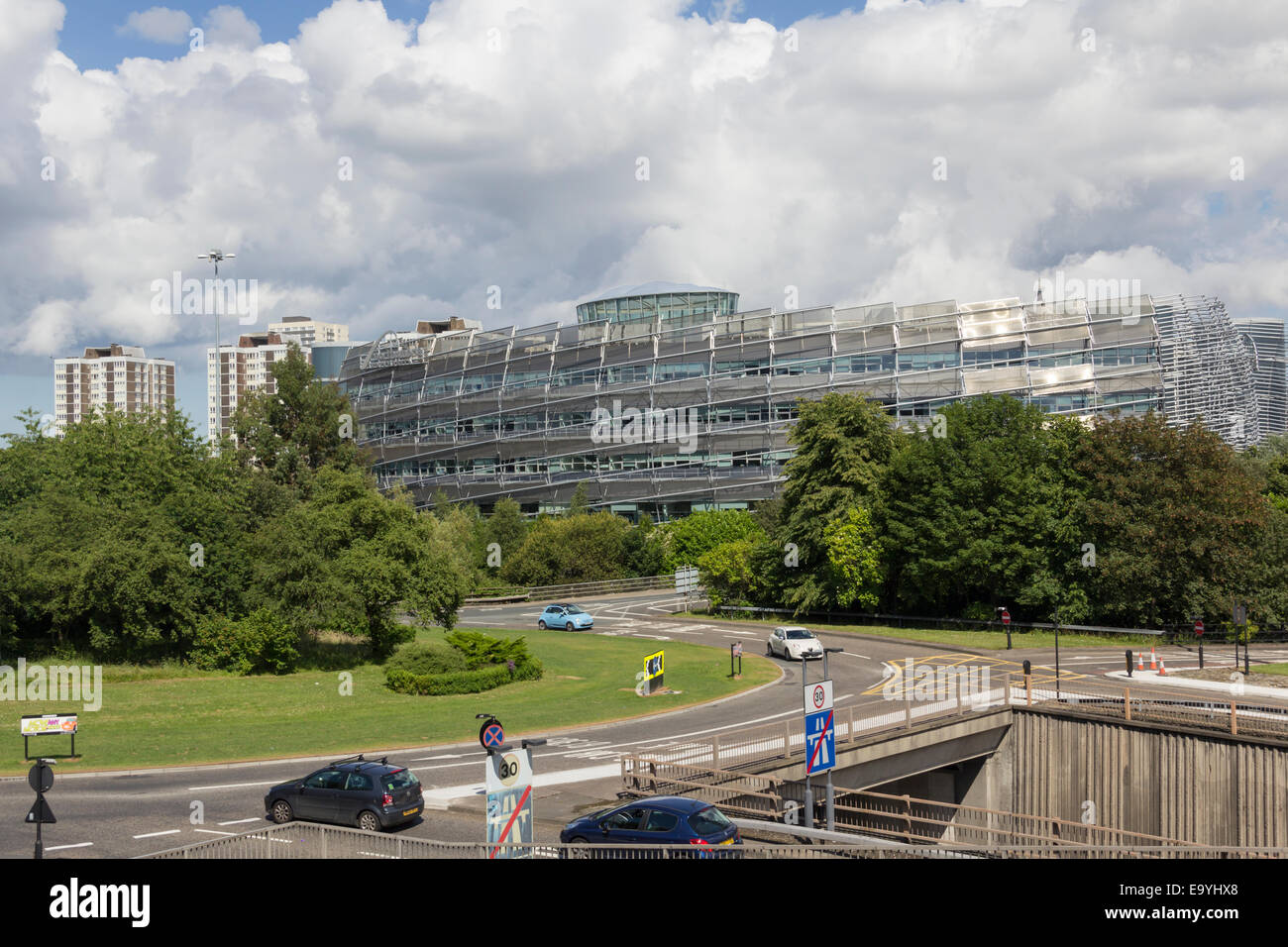 Part of the City Campus East building complex of Northumbria University ...