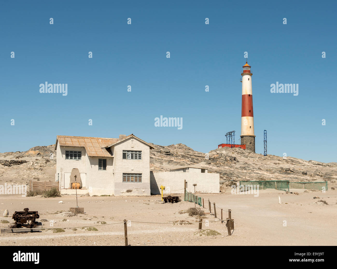 Lighthouse at Diaz Point, Ludderitz, Namibia, Africa Stock Photo - Alamy