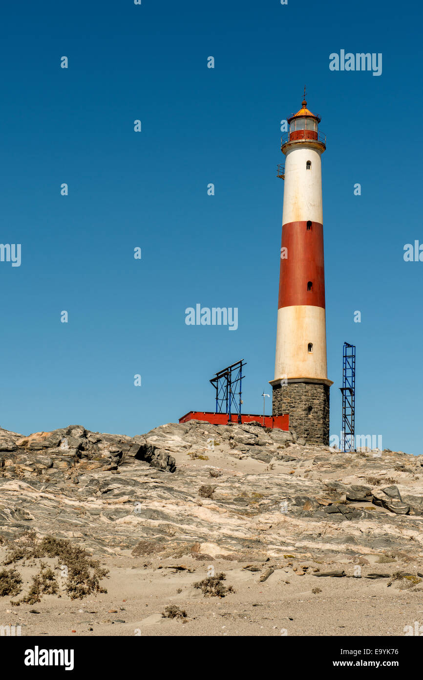 Lighthouse at Diaz Point, Ludderitz, Namibia, Africa Stock Photo - Alamy