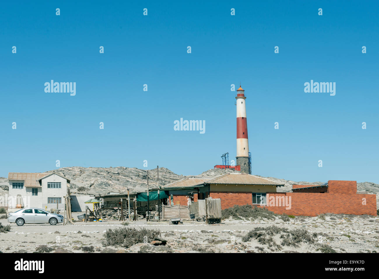 Lighthouse at Diaz Point, Ludderitz, Namibia, Africa Stock Photo - Alamy