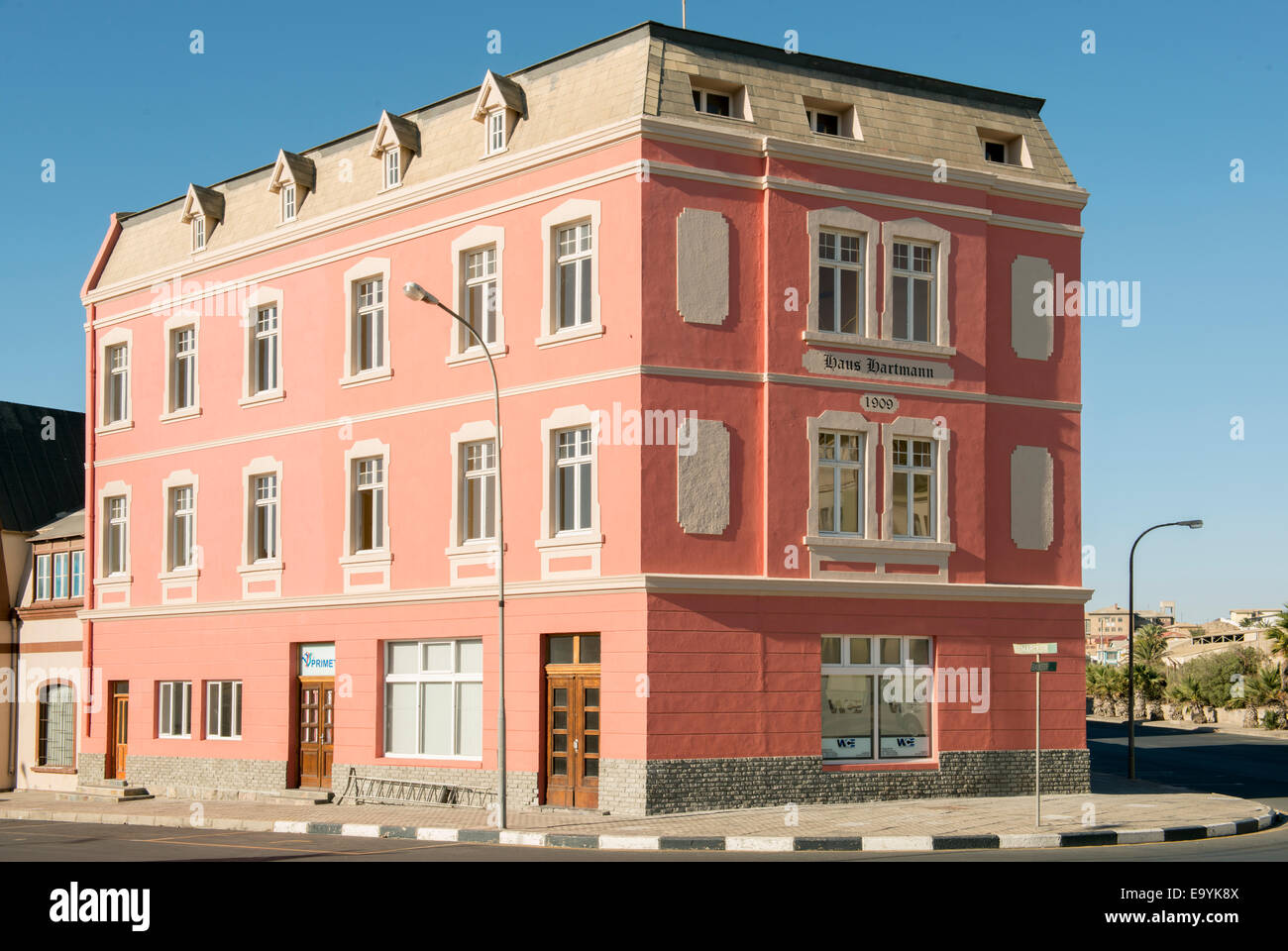 Classic German style building in Luderitz, Namibia Stock Photo - Alamy