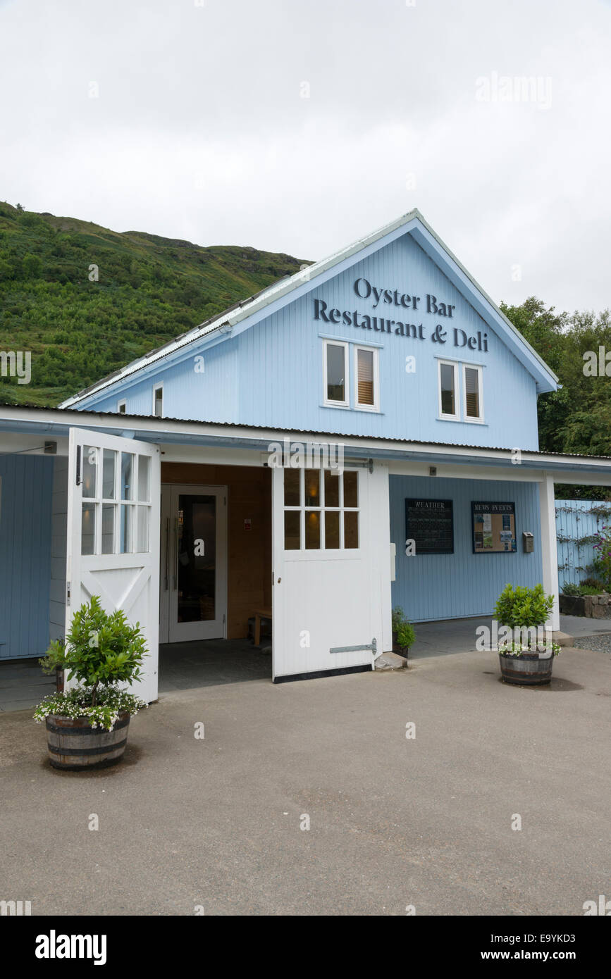 The Loch Fyne Oyster bar and restaurant at Loch Fyne Scotland UK. This ...