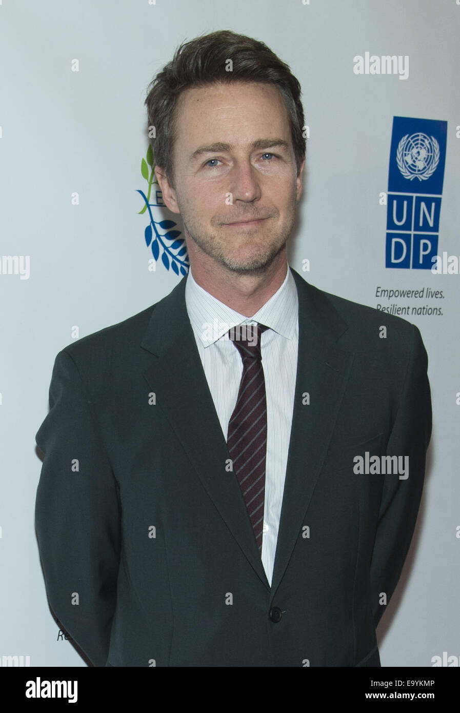 New York.NY.USA. Edward Norton at the 2014 United Nations Equator Prize ...