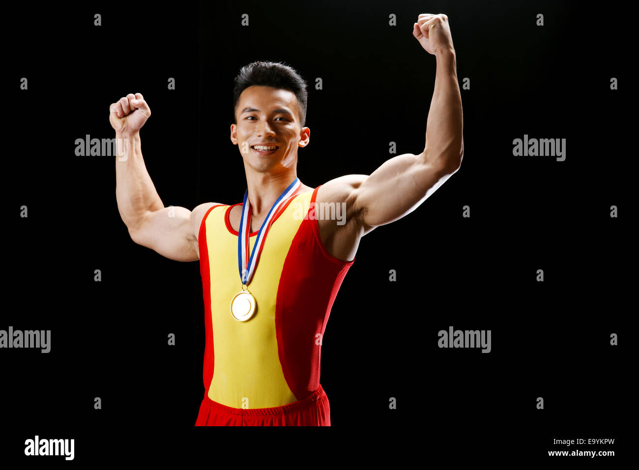 Young male athlete Stock Photo - Alamy