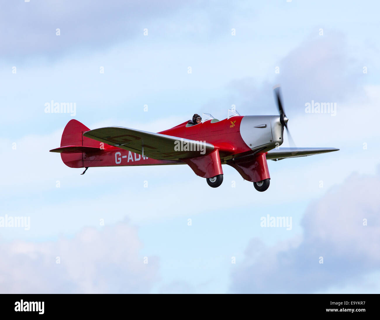 Miles Hawk Trainer G-ADWT, a 1930s British two-seat training monoplane ...