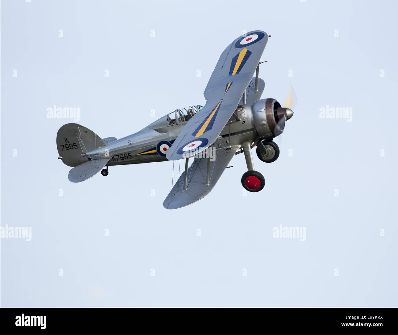 Preserved Gloster Gladiator biplane fighter aircraft of World War 2 ...