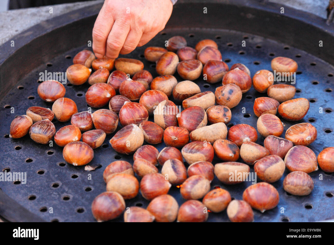 Fried chestnut hi-res stock photography and images - Alamy
