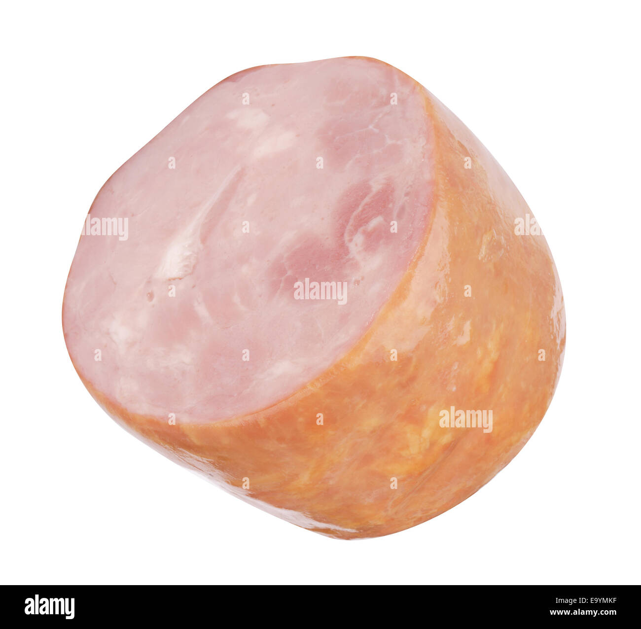 Piece of Ham Isolated Stock Photo - Alamy