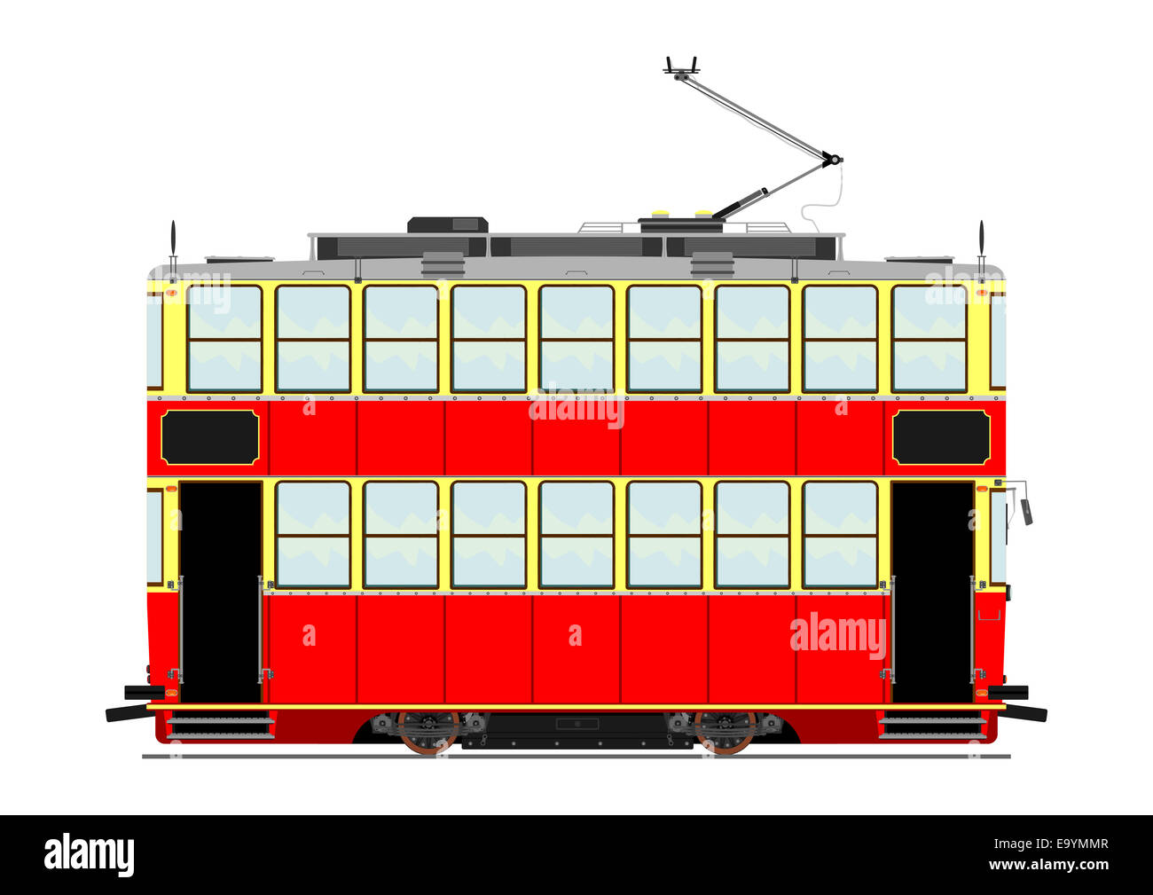 Pantograph public tramway Cut Out Stock Images & Pictures - Alamy
