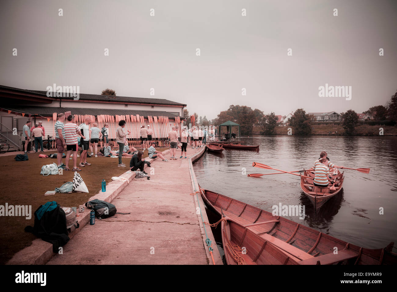 Rowing club skiff competition meeting on the thames instagram effect ...