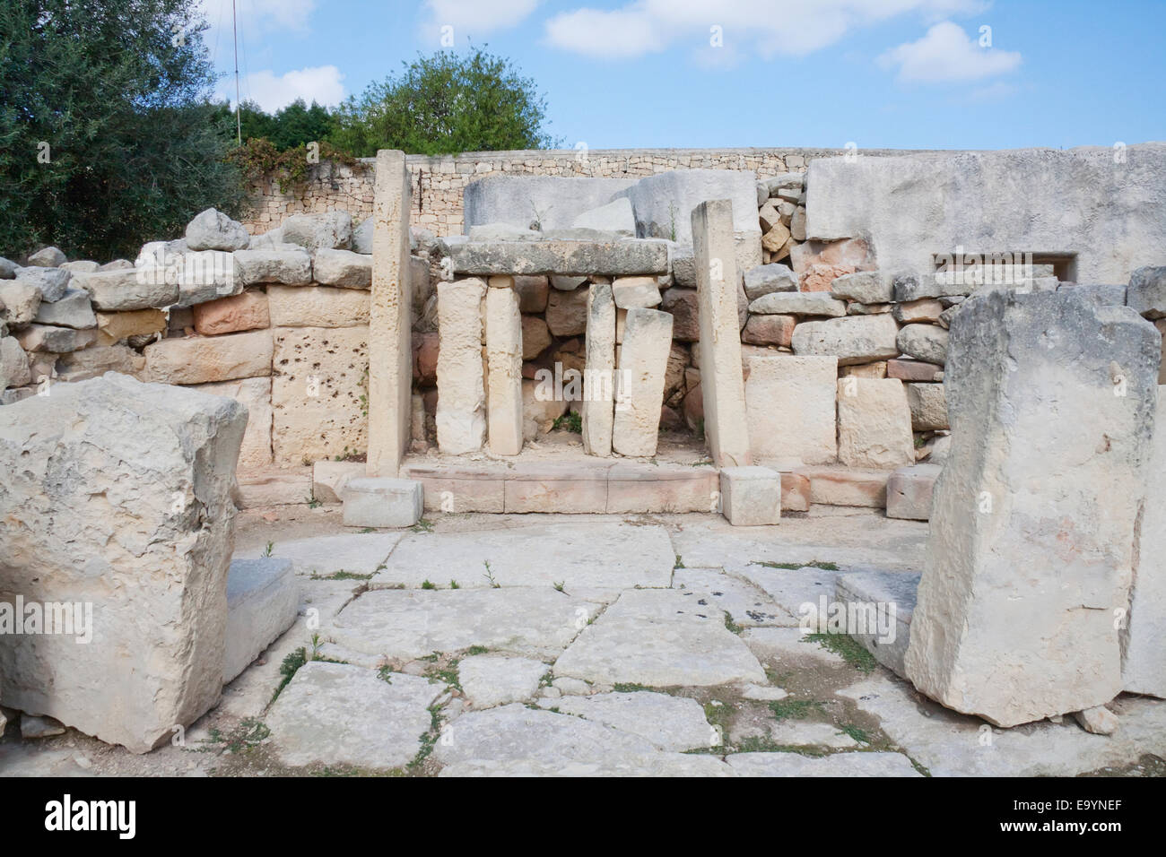 Trilithon, Tarxien Temples, Malta Stock Photo - Alamy