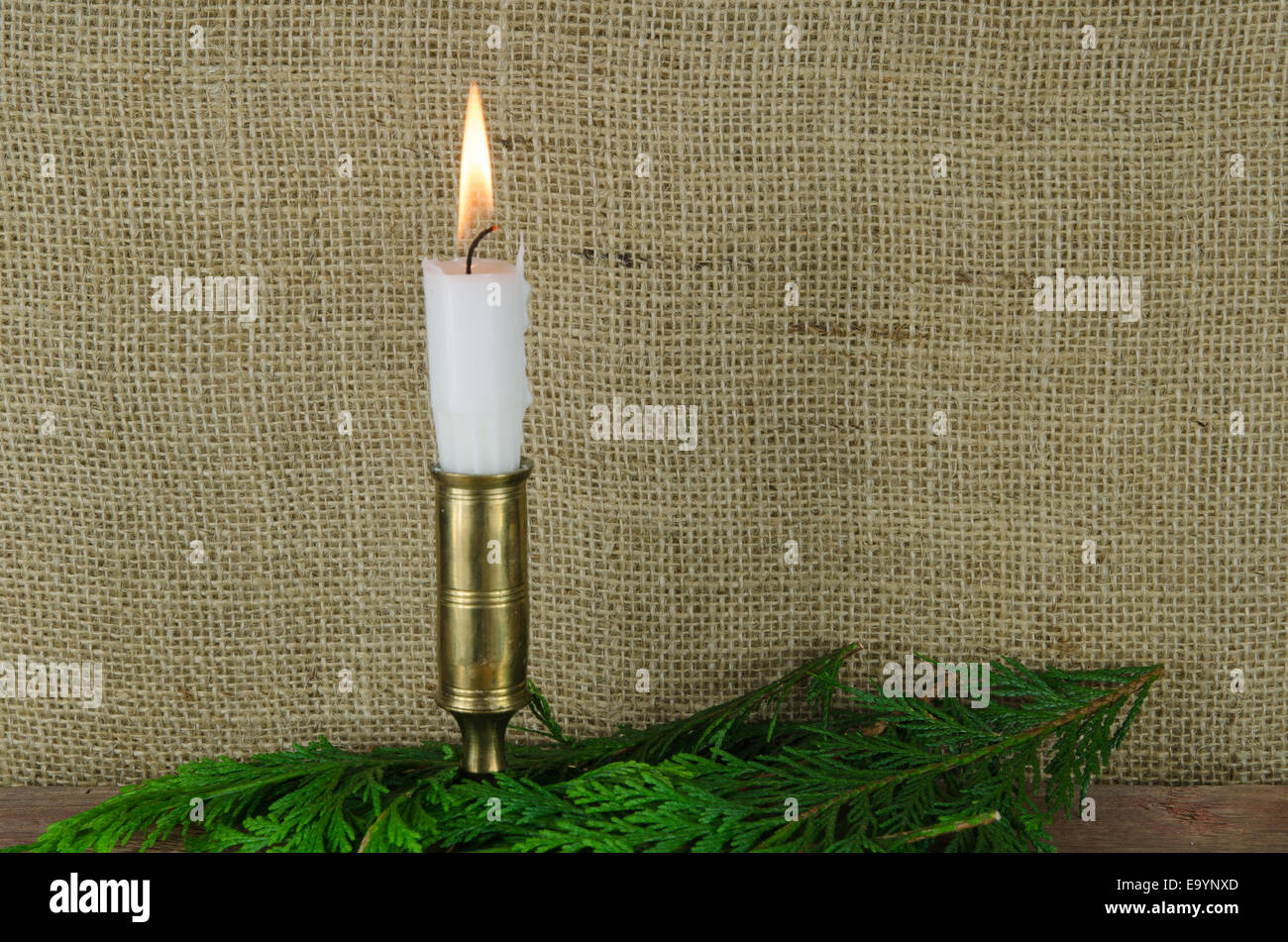 Candle green wall hi-res stock photography and images - Alamy