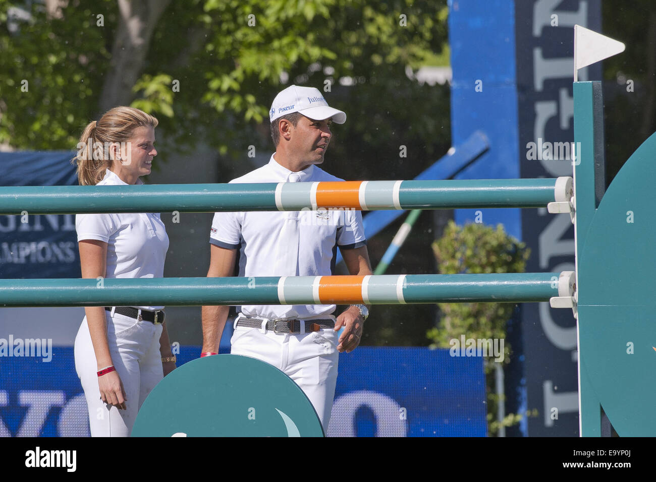 ATHINA ONASSIS DE MIRANDA and her husband DODA MIRANDA during the ...