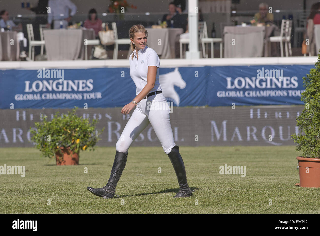 ATHINA ONASSIS DE MIRANDA and her husband DODA MIRANDA during the ...