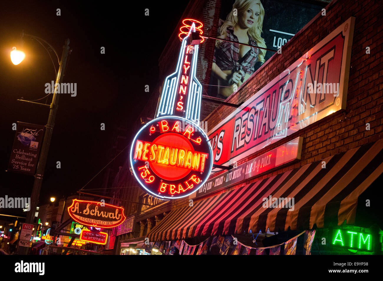 Beale Street, Memphis Tennessee Stock Photo - Alamy