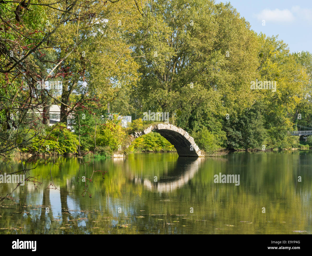 One of two existing 13thc Roman arches first bridge between Dole and ...