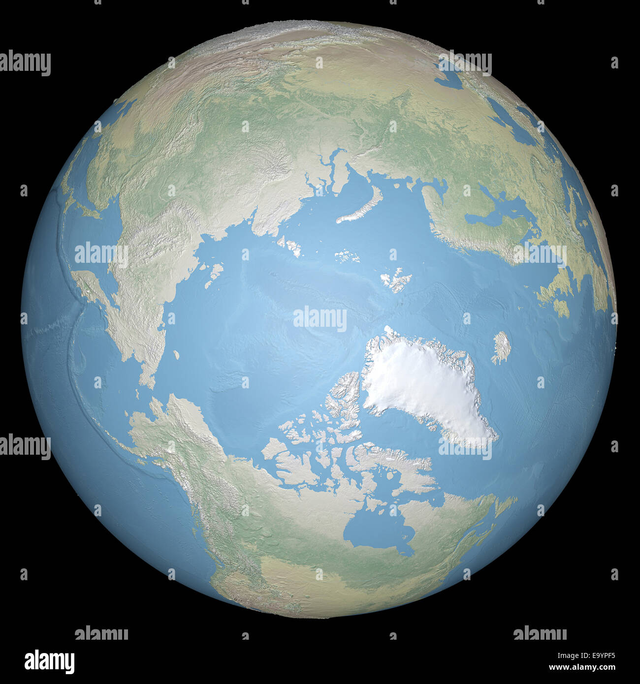 Planet earth surrounded sphere hi-res stock photography and images - Alamy